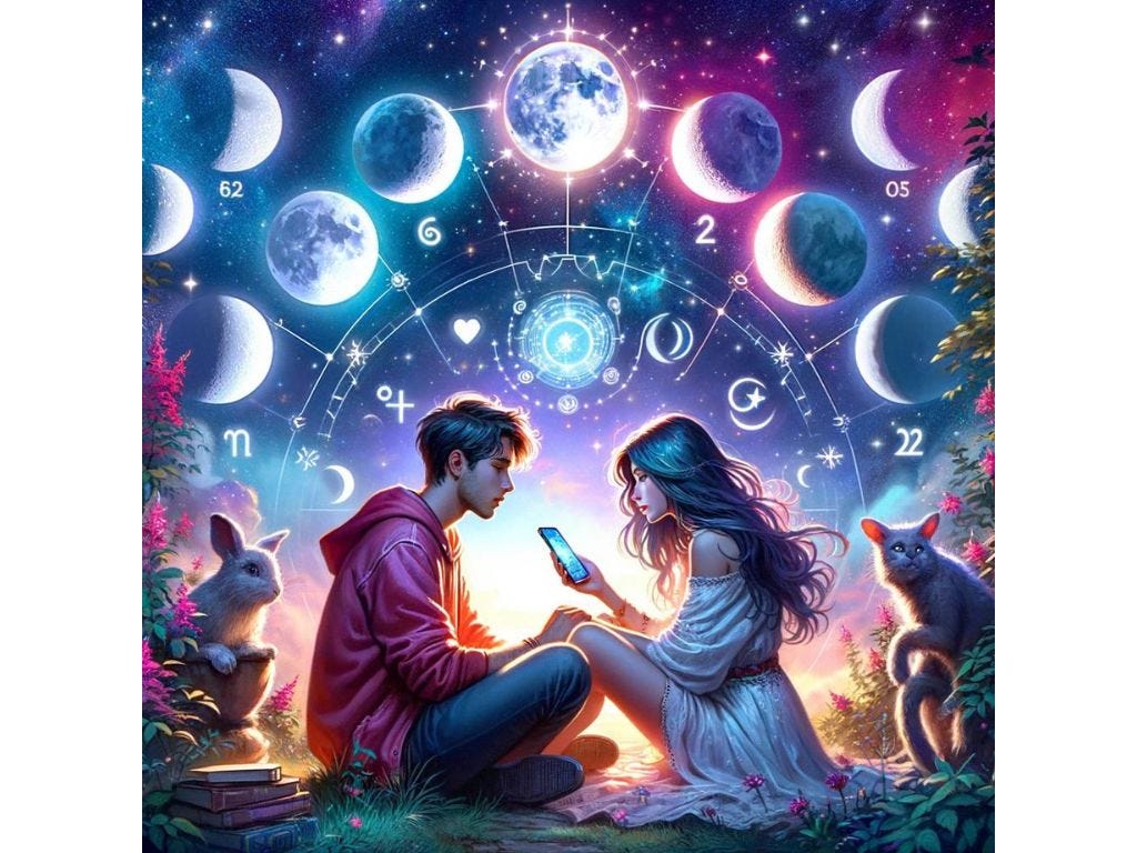 Under the Same Moon: Unveiling the Magic of Moon Phase Soulmates | by ...