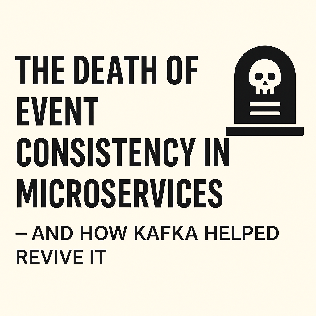 The Death of Event Consistency in Microservices — and How Kafka Helped ...