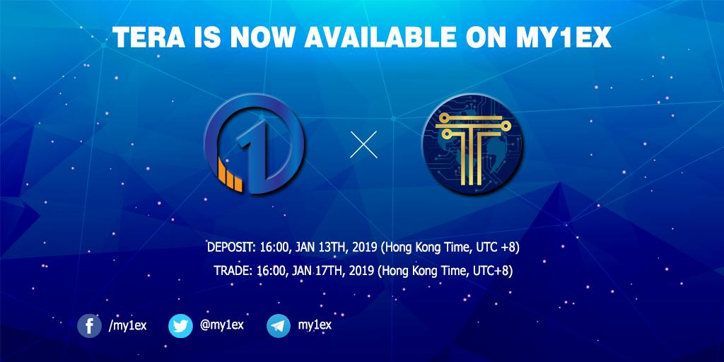 TERA Token goes live on Jan 17th, 2019 | by Terato Global LLC ...