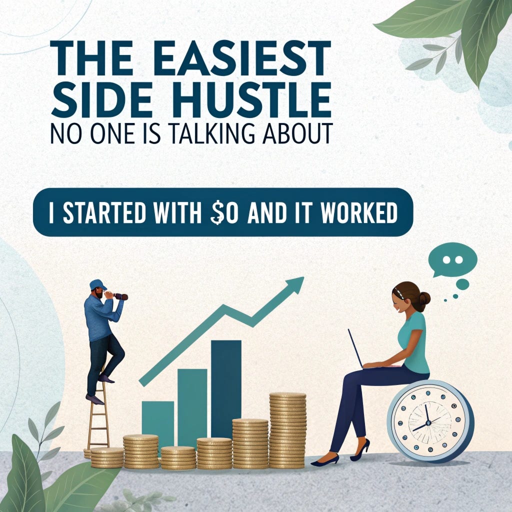 The Easiest Side Hustle No One Is Talking About (I Started With $0 and ...