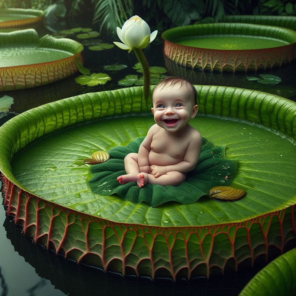 Did You know…The leaf of Victoria Lily can hold the baby's weight | by ...