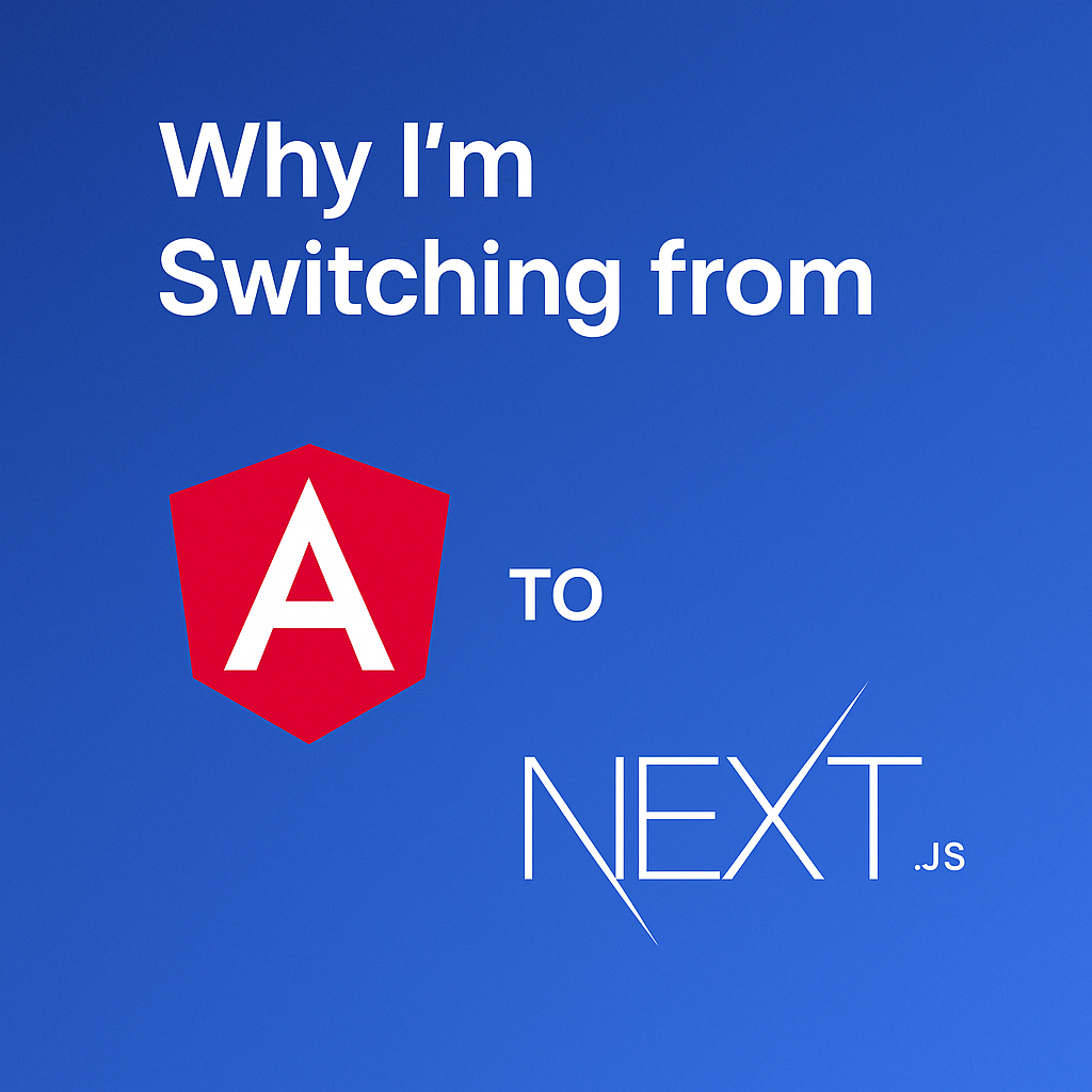 Why I’m Switching from Angular to Next.js (And Why You Might Too) 🚀 | by Amir Hossein Hosseiny ...