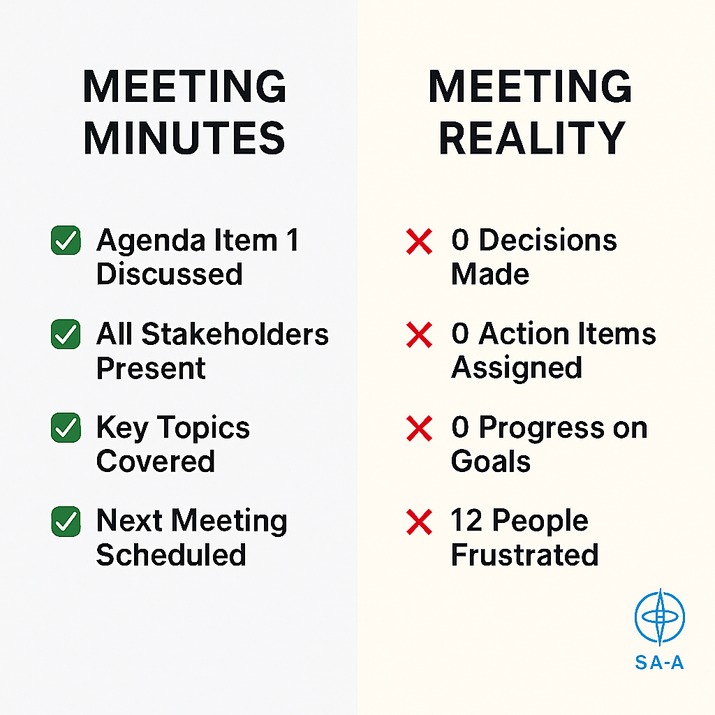 The Meeting Didn’t Fail Because the Agenda Was Wrong. It Failed Because ...