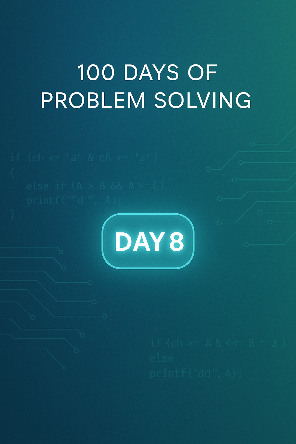 Day 8: Conditionals & Arithmetic in C (100 Days) | Medium