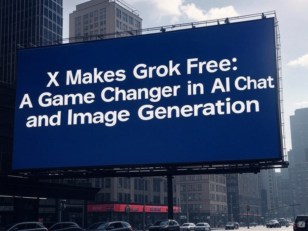X Makes Grok Free: A Game Changer in AI Chat and Image Generation | by ...