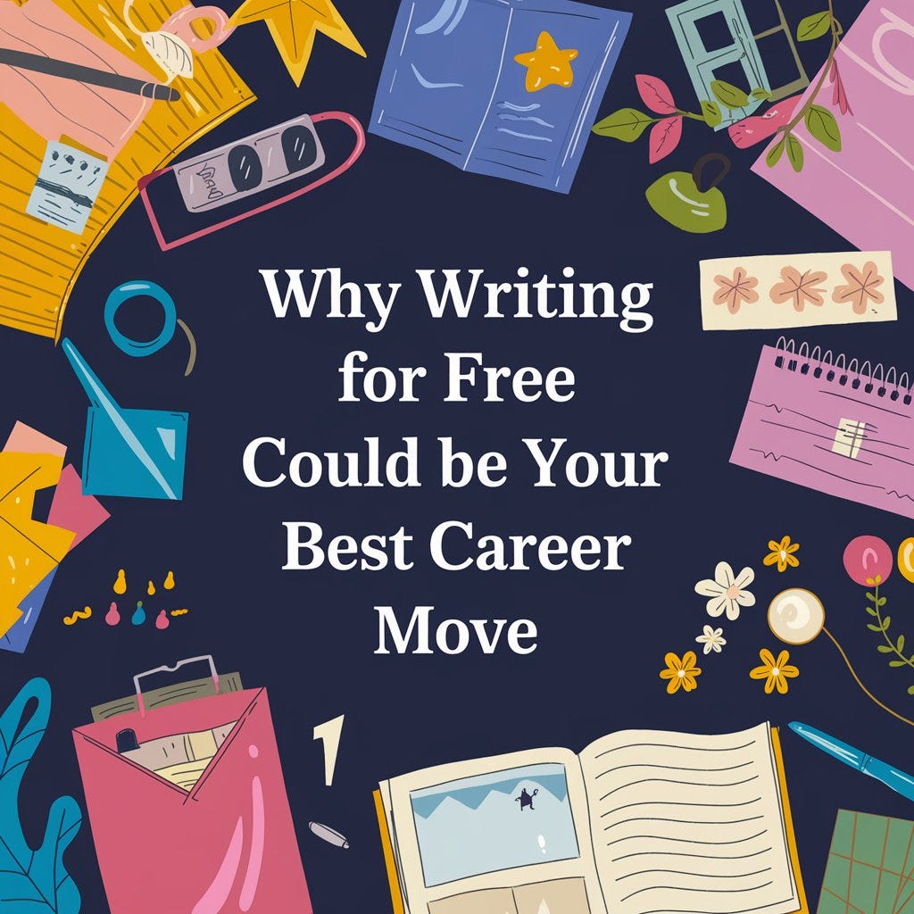 Why Writing for Free Could Be Your Best Career Move | by John Edwin ...