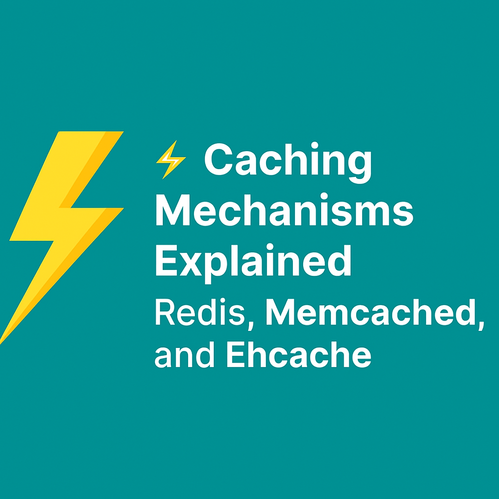 ⚡️ Caching Mechanisms Explained: Redis, Memcached, and Ehcache | by Techie Arbaaz | Nov, 2025 ...