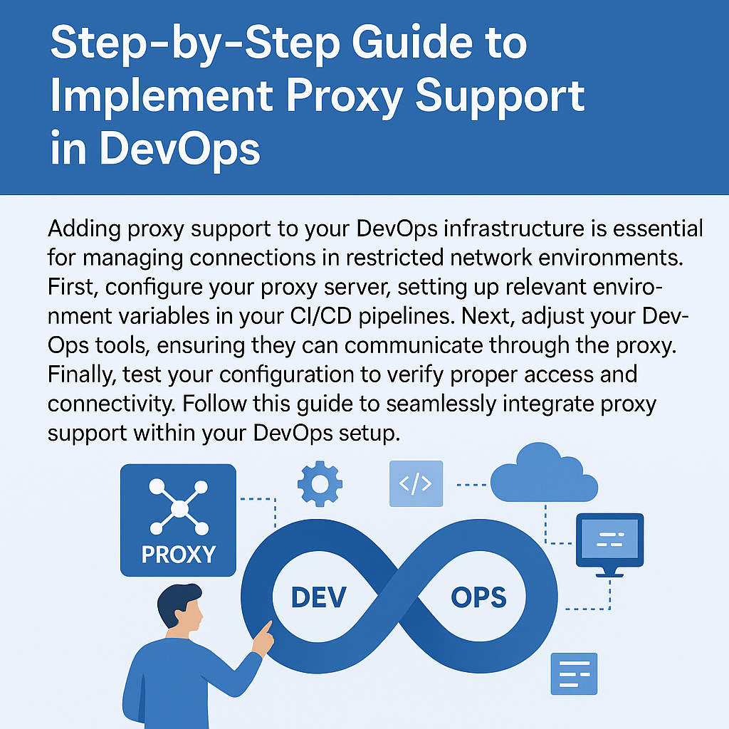 Step By Step Guide To Implement Proxy Support In Devops By Cloud Devops Interview Support Medium