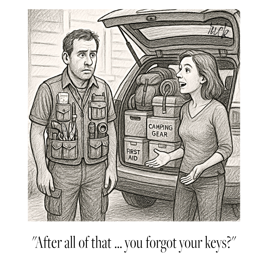 Keys to Survival (Turns Out She Had Them) | by Rick Higgins | Medium