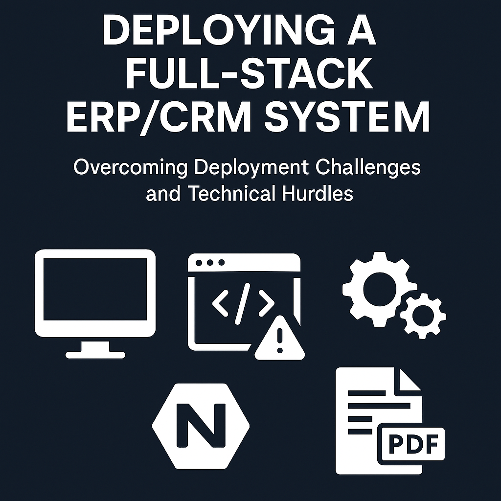 Deploying a Full-Stack ERP/CRM System: Overcoming Deployment Challenges and Technical Hurdles ...