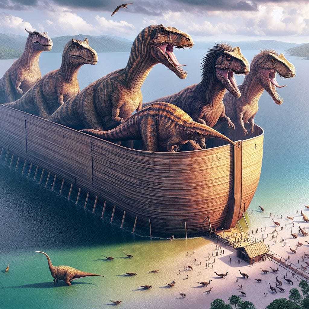 Noah’s Ark and Dinosaurs. Ken Ham Says “We’re Taking Back the… | by ...