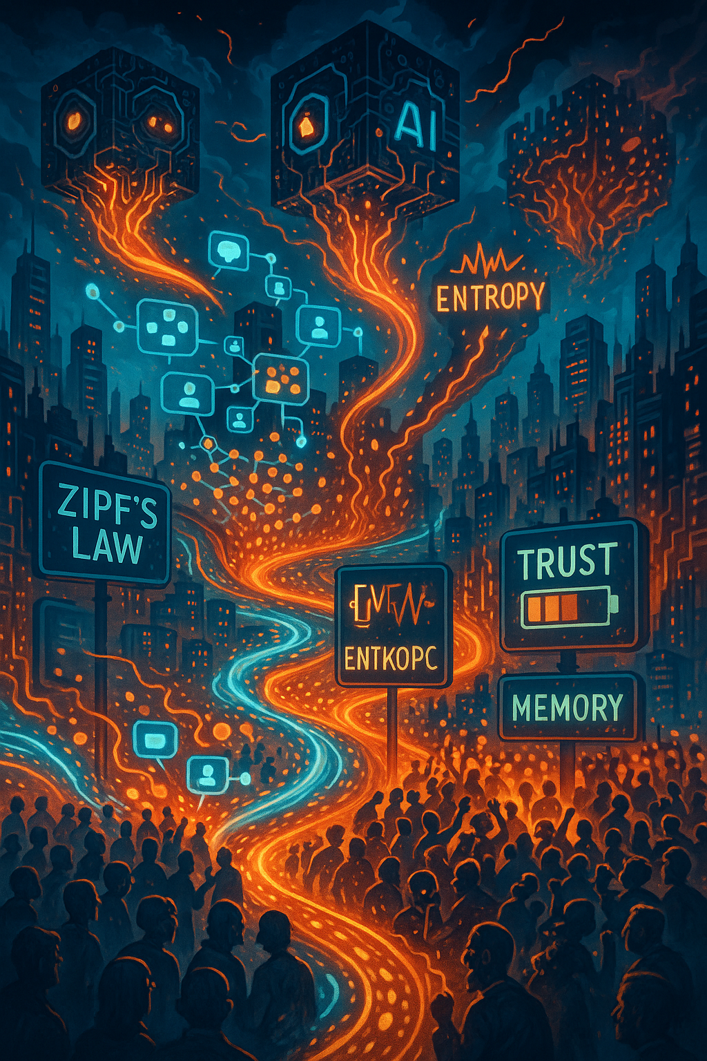 Entropy in the Feed. The Physics of Information and How AI… | by Michal ...
