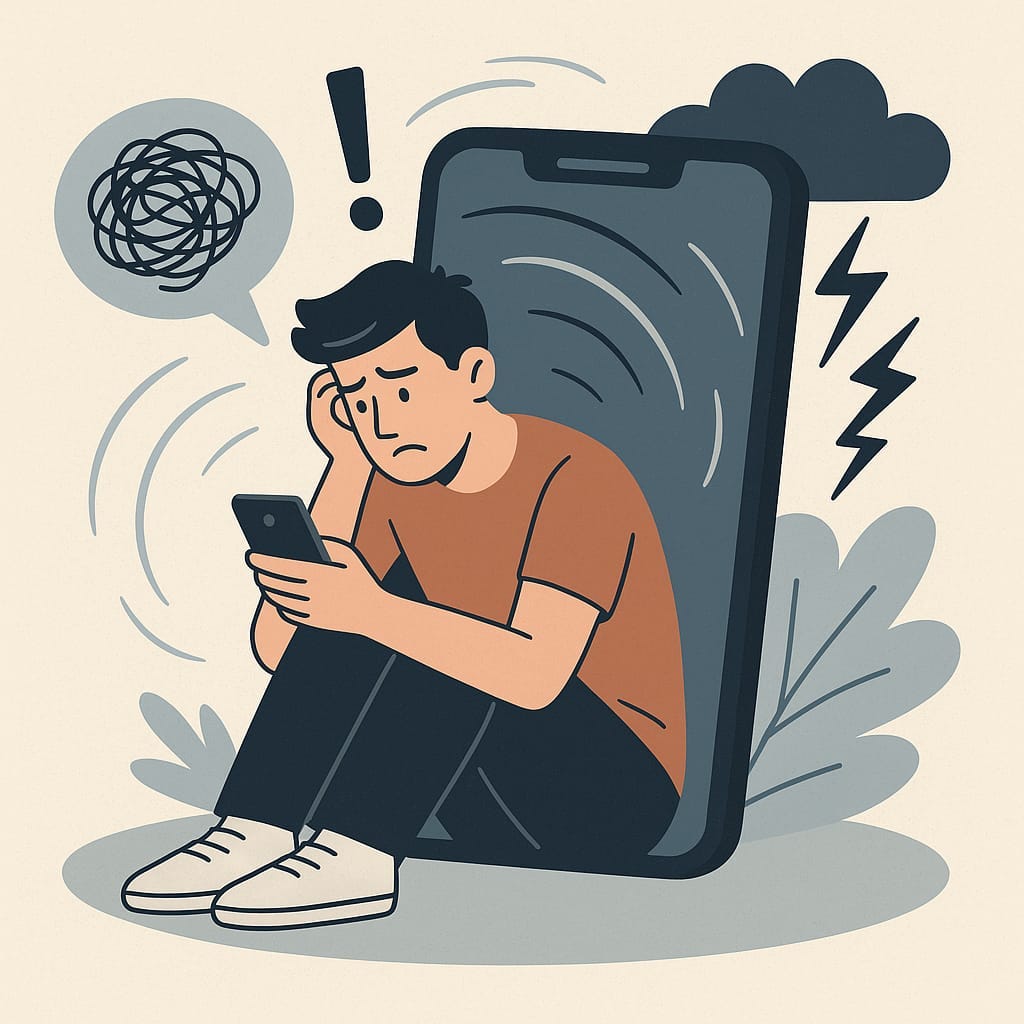 The Scroll That Stresses. Why Digital Overstimulation Is Fueling… | by ...