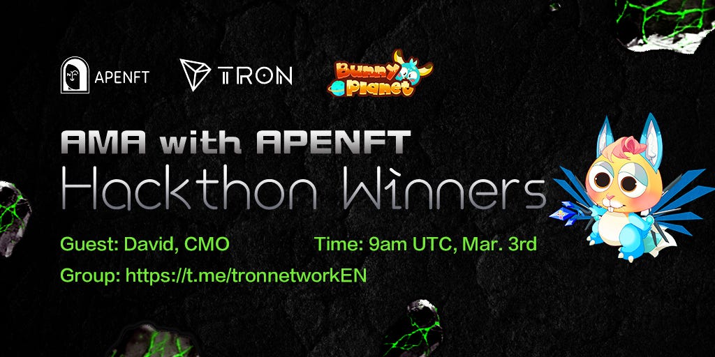 APENFT GameFi Hachathon Champion AMA Recap | by Bunny Planet | Medium