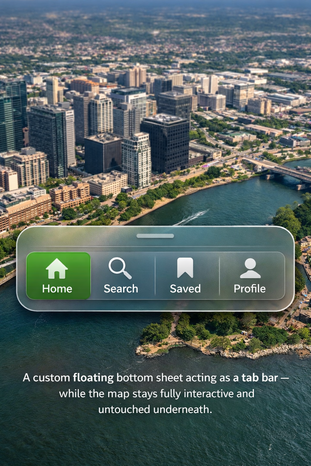Advanced UIKit: Custom Bottom Sheet Tab Bar With Full-Screen Map ...