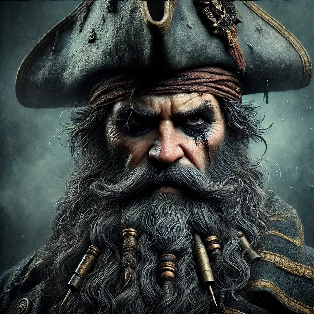 Edward Teach. A.K.A Blackbeard the Pirate | by Michael Bennett | Voices ...