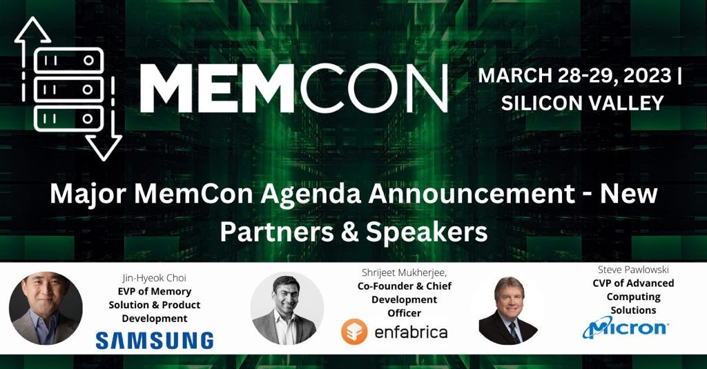MemCon 2023: We’ll Be There — Will You? | by Sander Arts | enfabrica