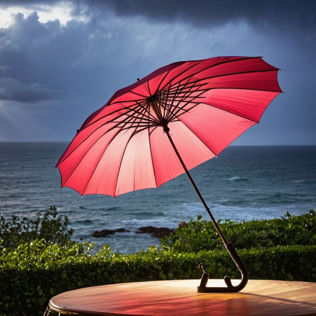 Artistic Depiction of an Umbrella | by Warren Brown | Write Under the ...