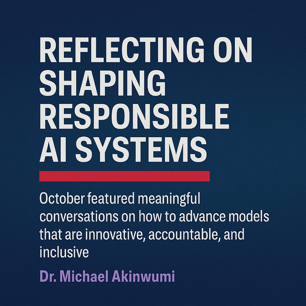 October Highlights: Advancing Responsible AI Across Policy, Industry ...