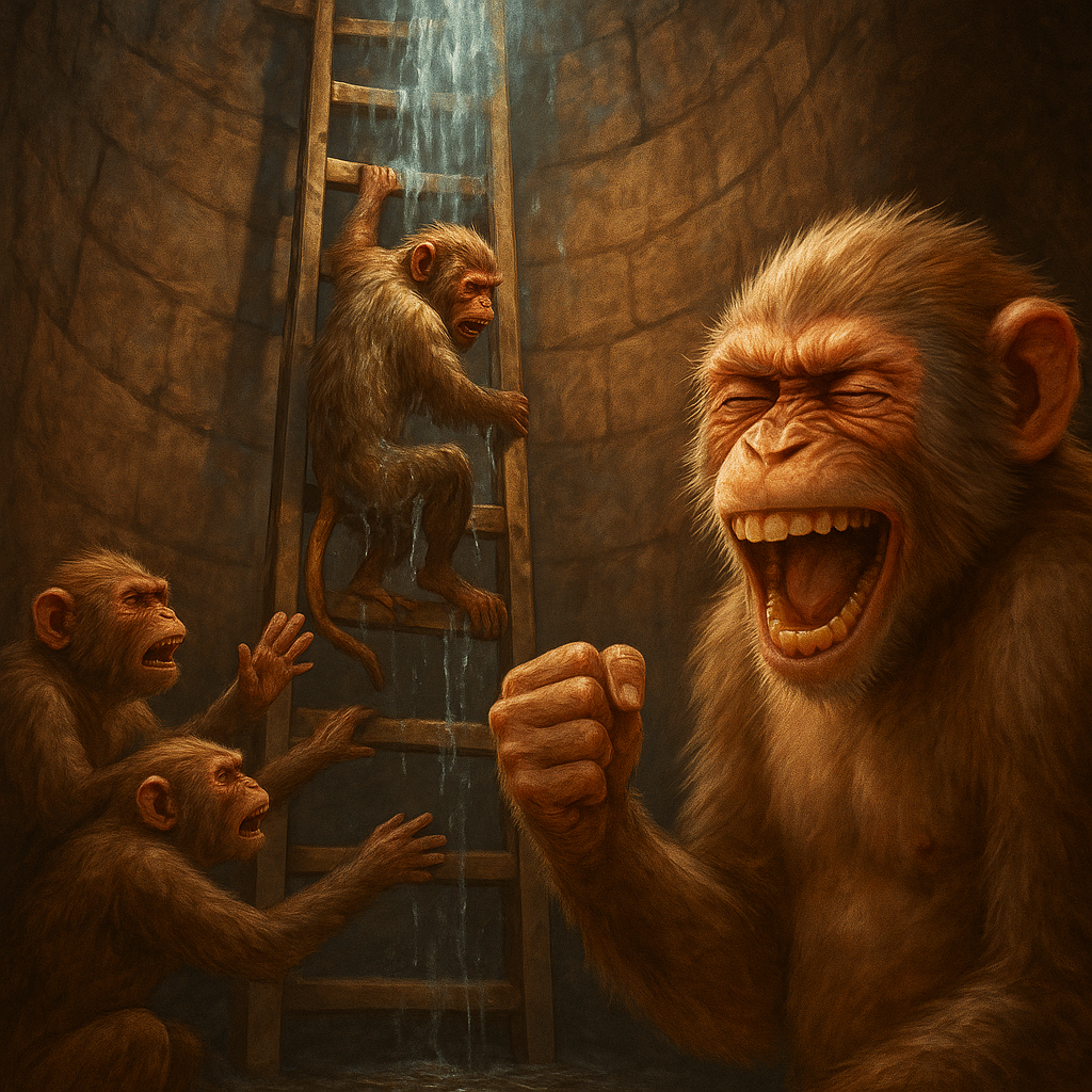 The Monkey Experiment: A Mirror to Our Myths | by Sagar Dubey | Aug ...