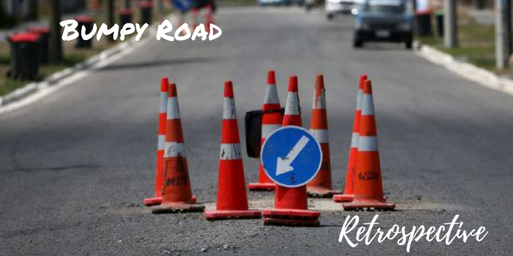 The bumpy road ahead : a retrospective for small to large teams | by ...