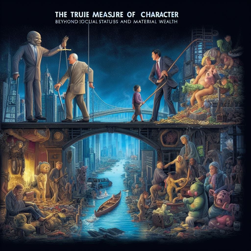 “The True Measure of Character: Beyond Social Status and Material ...