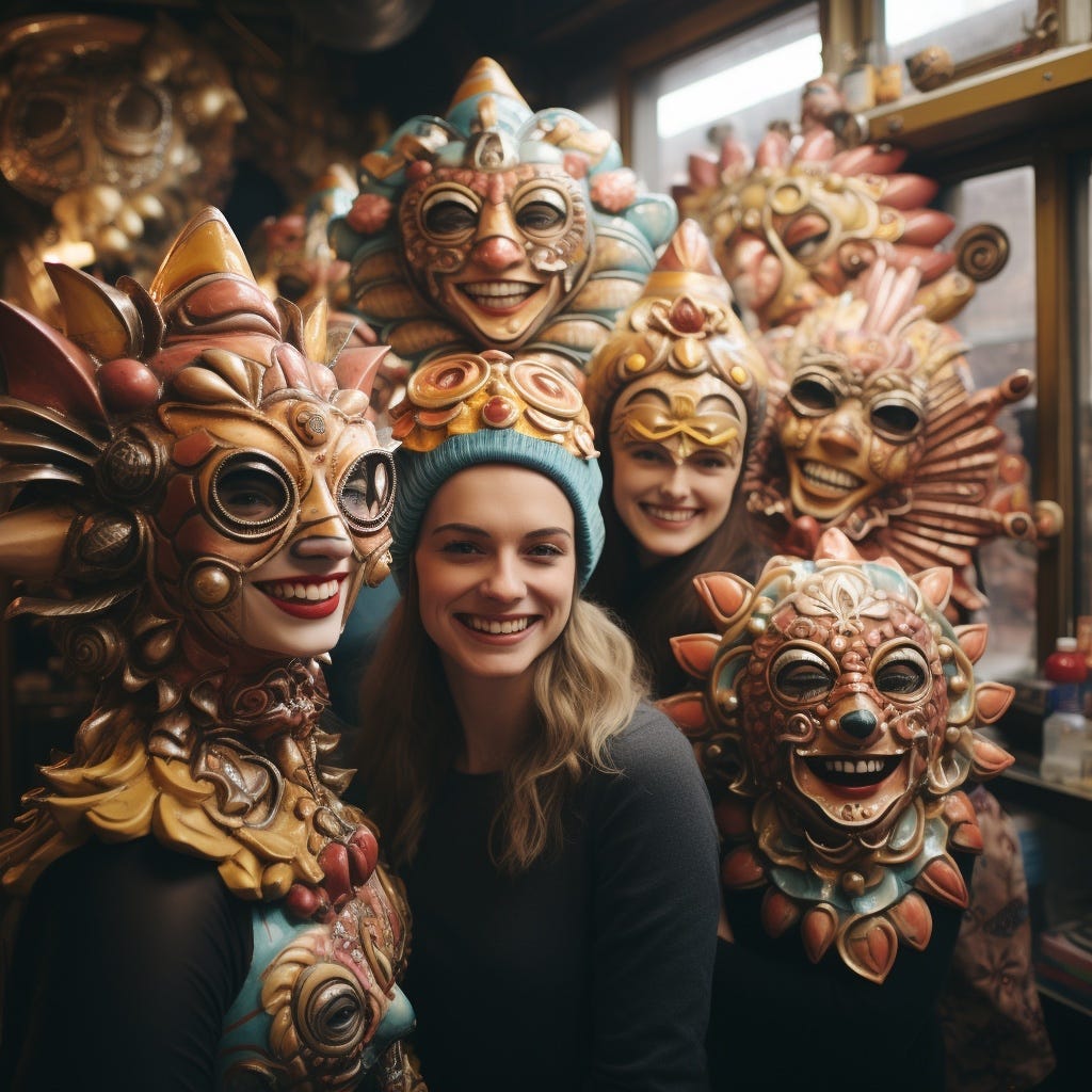 Faces of Depression. Take Off The Mask | by Jo Lovatt - (KryptaKitty ...