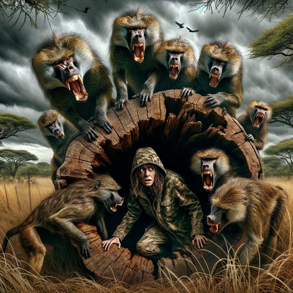 When Baboons Get Mad. Animals should be respected, or the… | by Michael ...