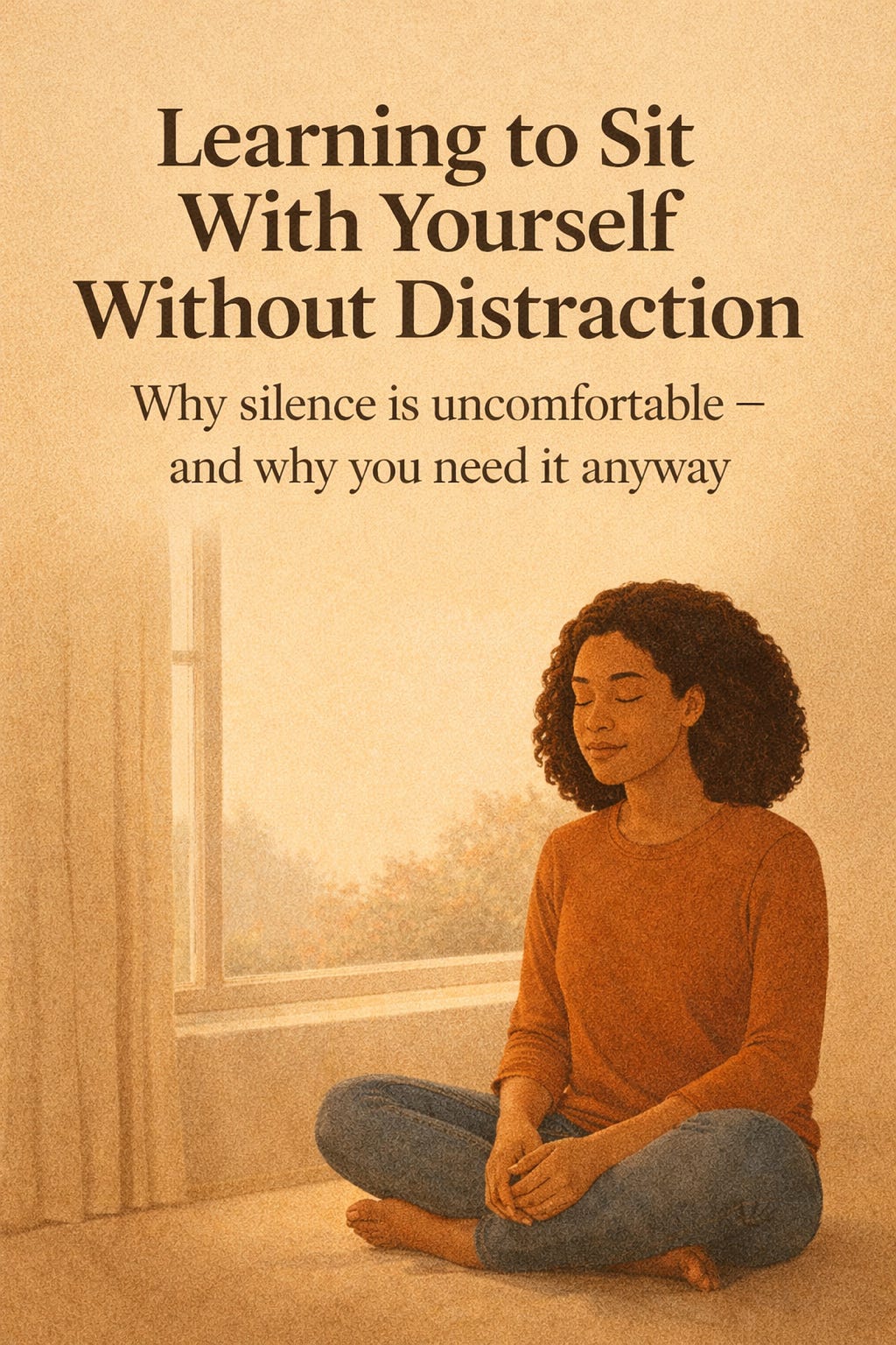 Learning to Sit With Yourself Without Distraction | by Ella jude ...
