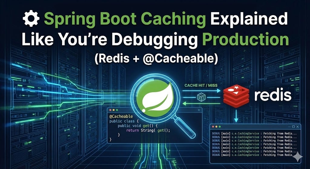 ⚙️ Spring Boot Caching Explained Like You’re Debugging Production ...