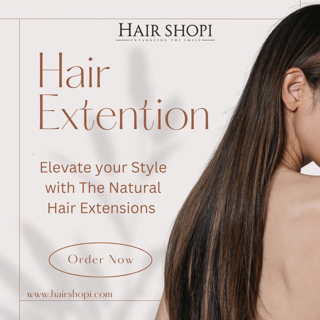 Elevate your Style with The Natural Hair Extensions | by Hairshopi ...