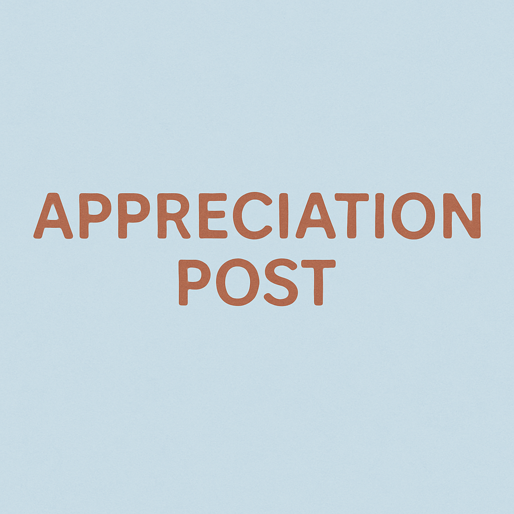 Appreciation Post!. Ai generated Image- chat gpt. | by Evolving Out ...