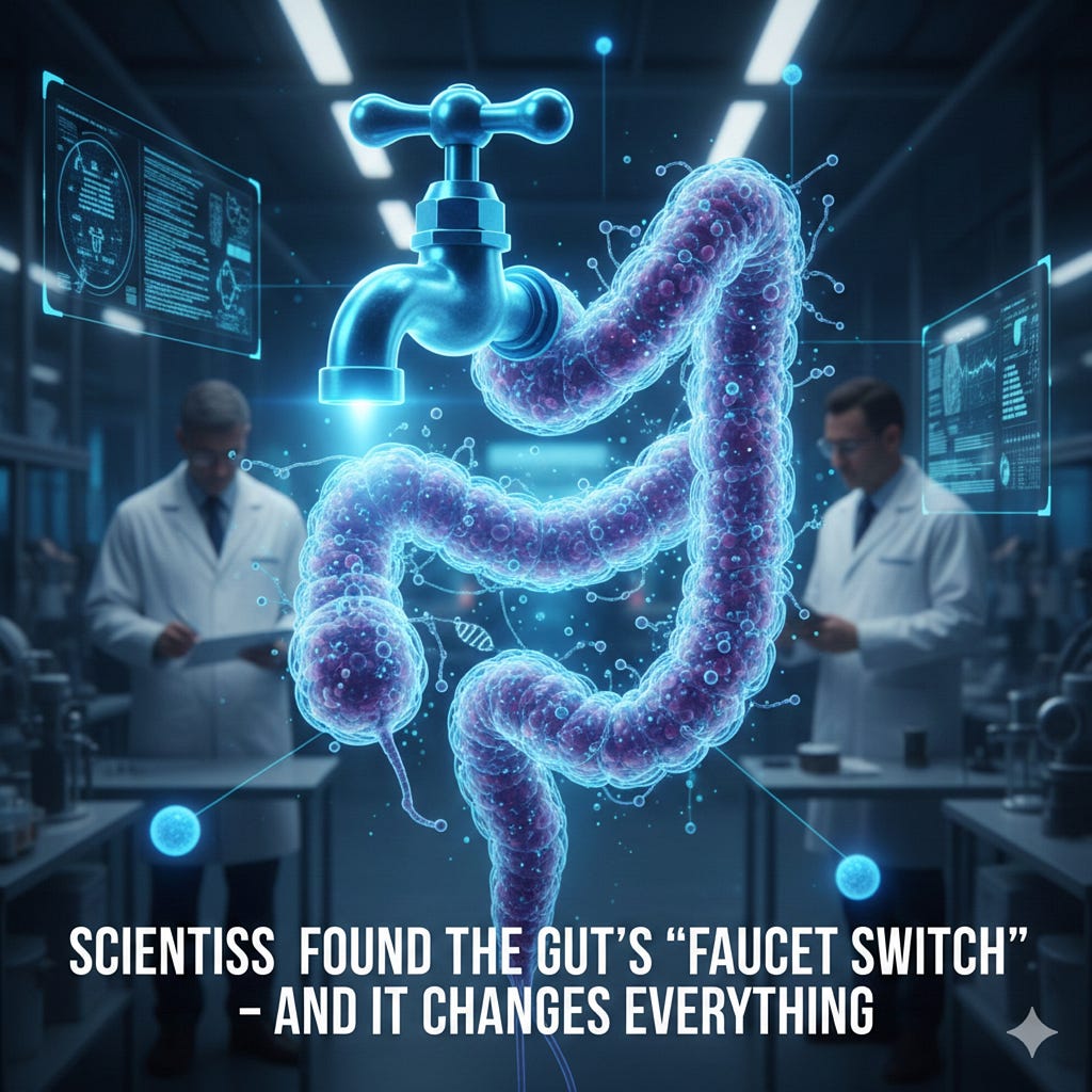 Scientists Found the Gut’s “Faucet Switch” – And It Changes Everything ...