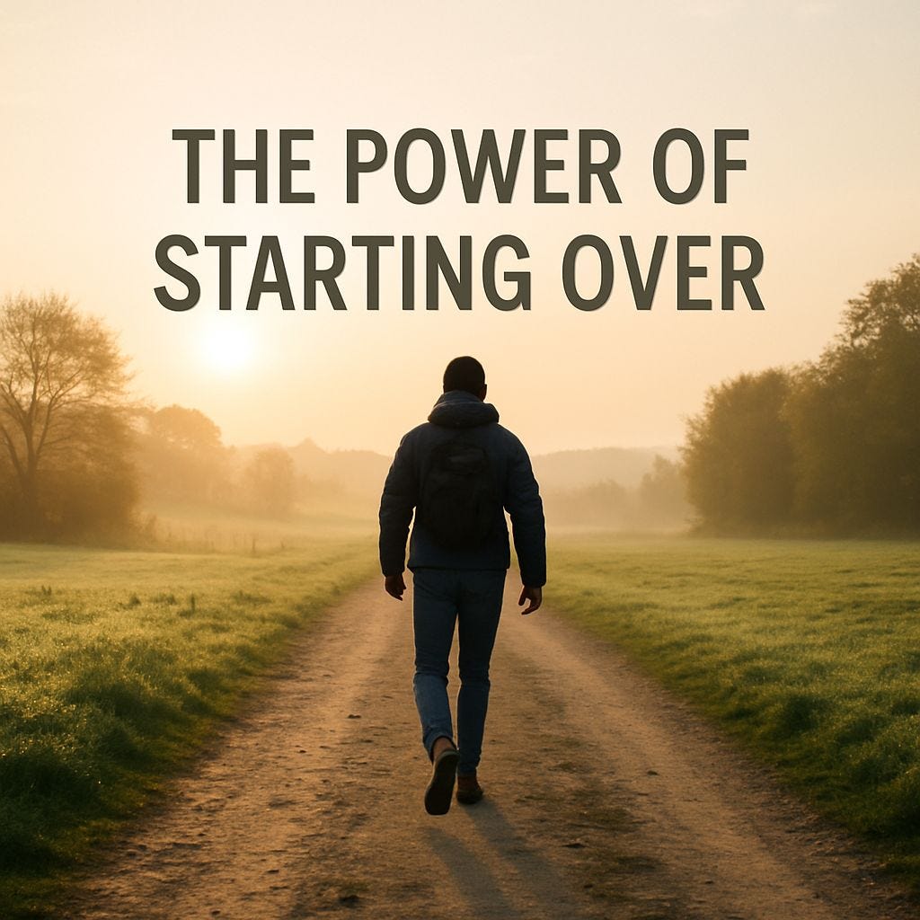 The Power of Starting Over | by Ghulam Murtaza | Jul, 2025 | Medium