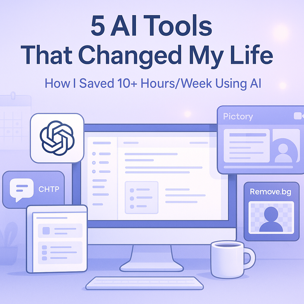 5 AI Tools That Changed My Life (and Saved 10 Hours a Week) | by Rohit Kamble | | Medium