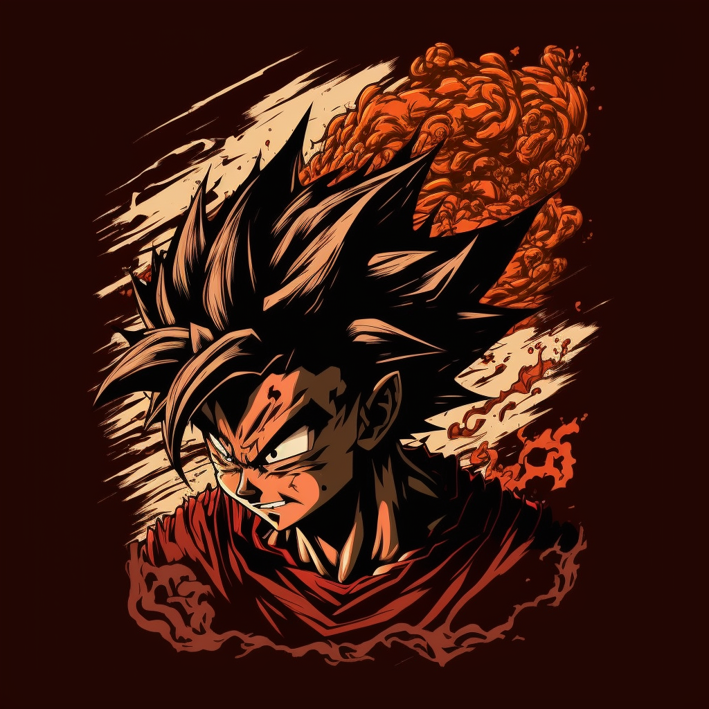 Goku, the protagonist of the anime and manga series Dragon Ball Z ...