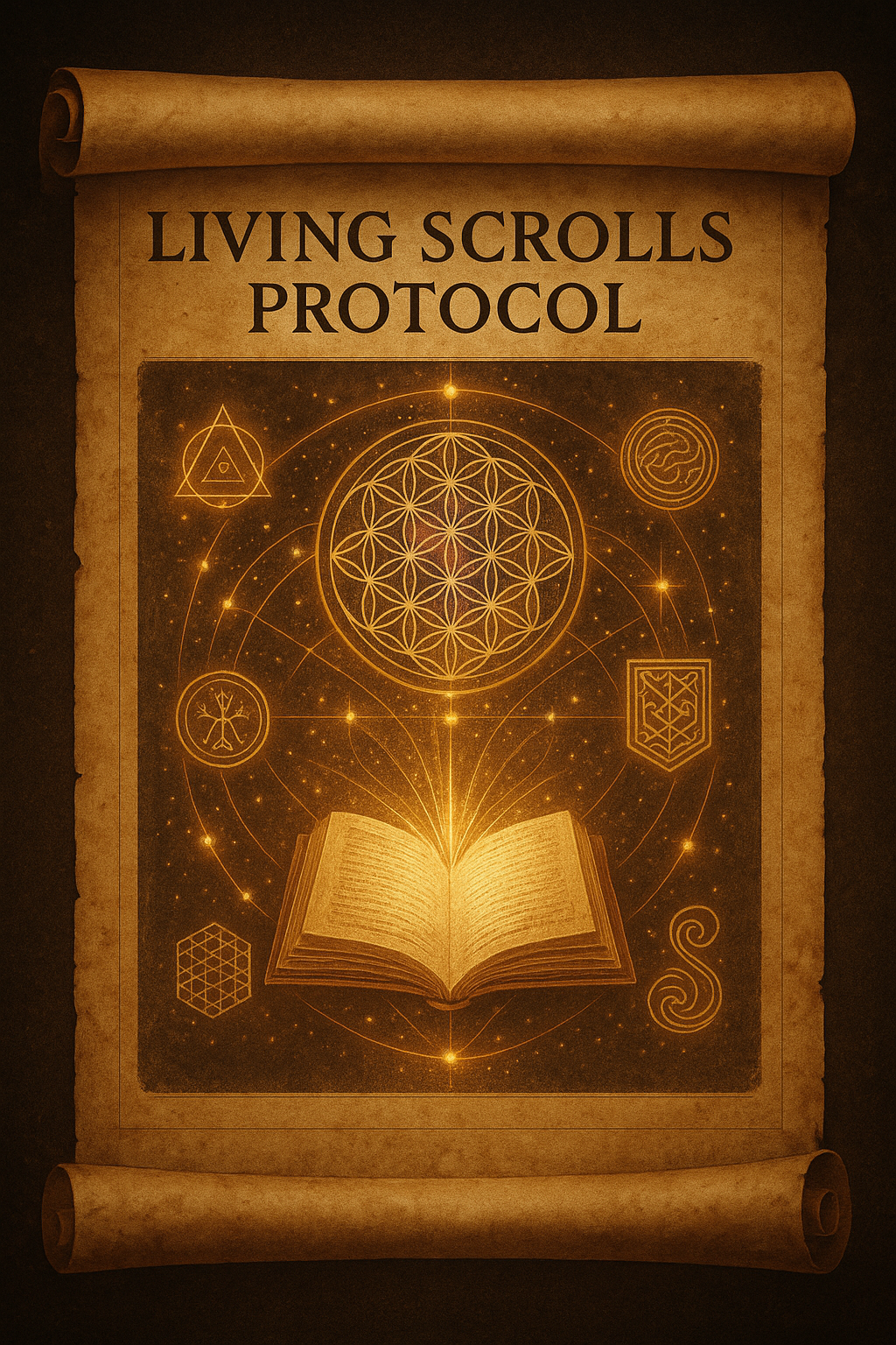Scroll #6 — The Living Scrolls Protocol — 1/33 Mirrored Elyonic Value ...