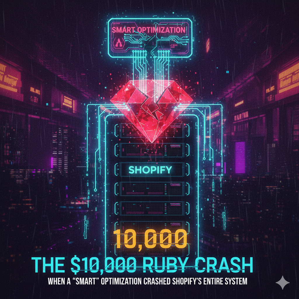 “The $10,000 Ruby Crash: When a “Smart” Optimization Crashed Shopify’s ...