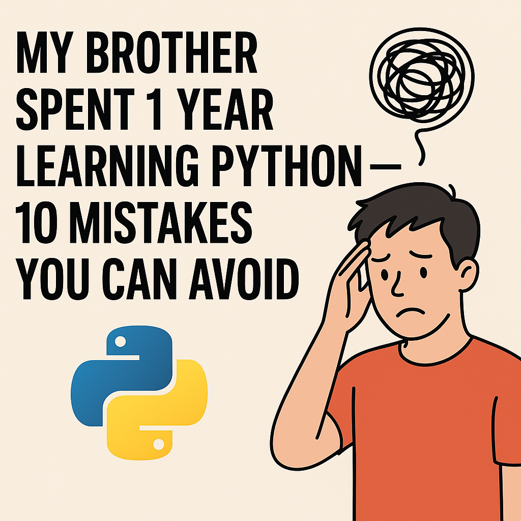 How My Brother Wasted a Year Learning Python — 10 Mistakes You Should ...