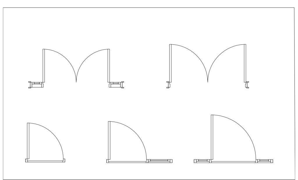 Free CAD Blocks — Door Plan. Our free CAD Block database is a… | by ...