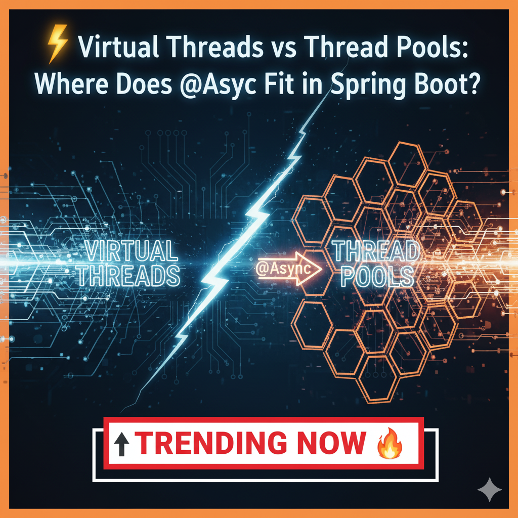 🧵 Goodbye Thread Pools? Where Virtual Threads and @Async Really Belong in Spring Boot | by ...