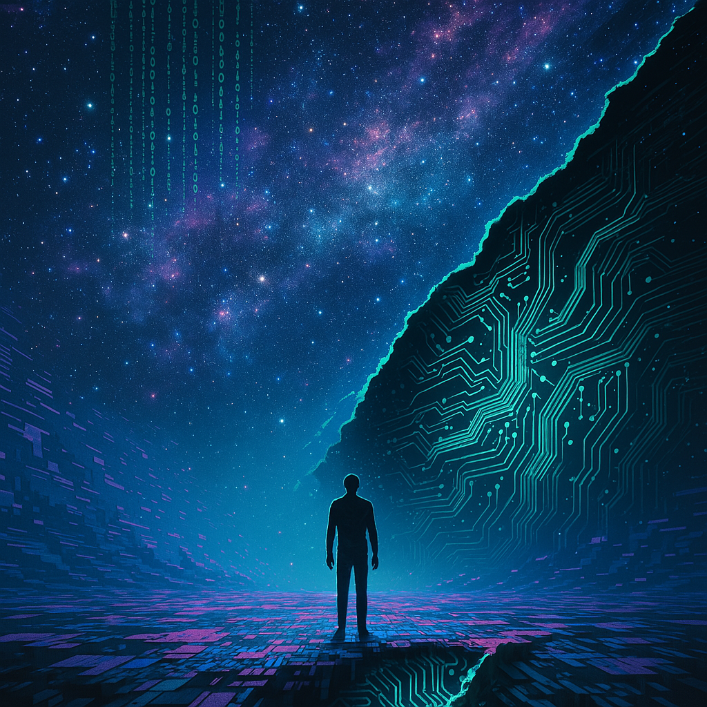 Simulated Reality: Are We Living in a Cosmic Illusion? | by Indra Kiran Teja | Apr, 2025 | Medium