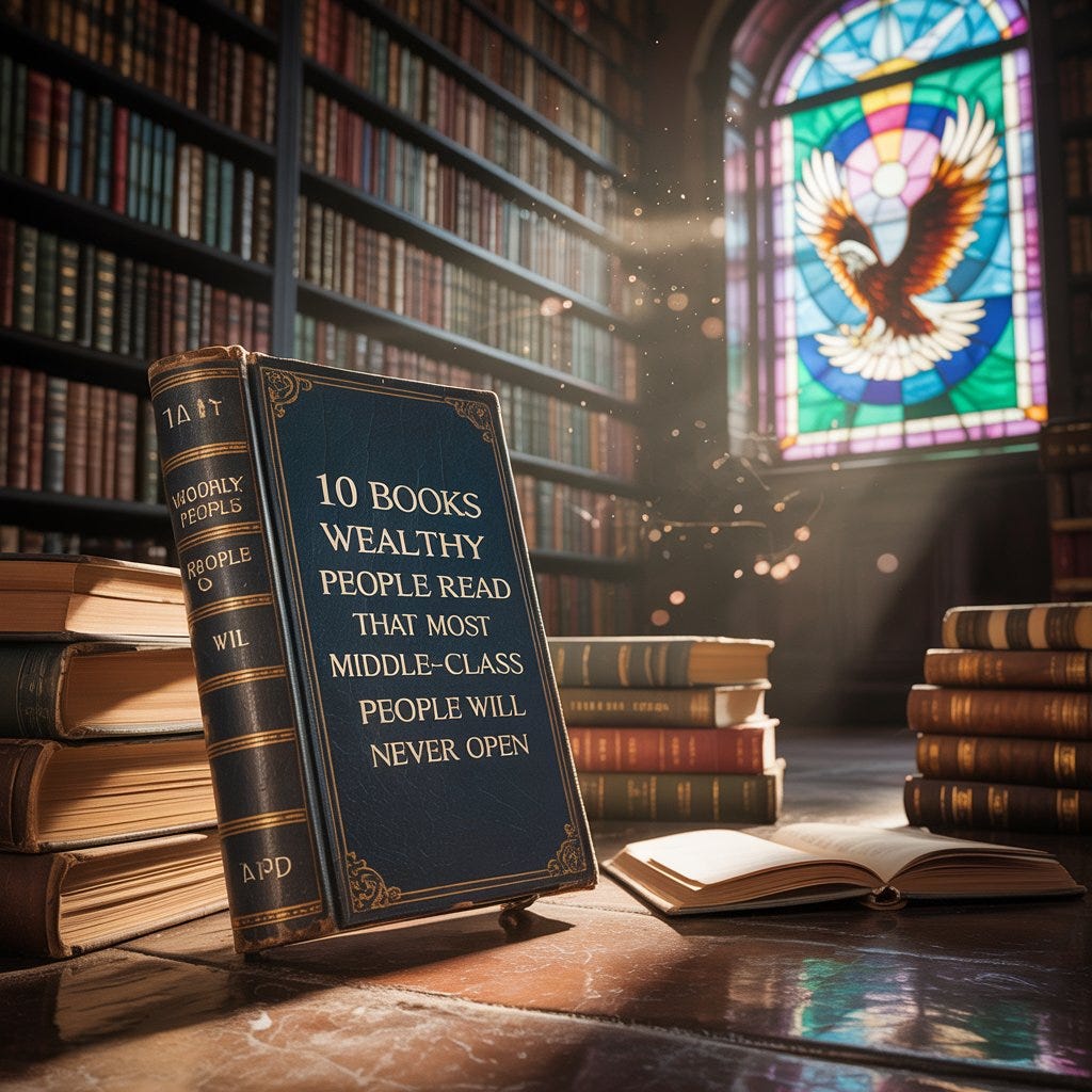 10 Books Wealthy People Read That Most Middle-Class People Will Never ...