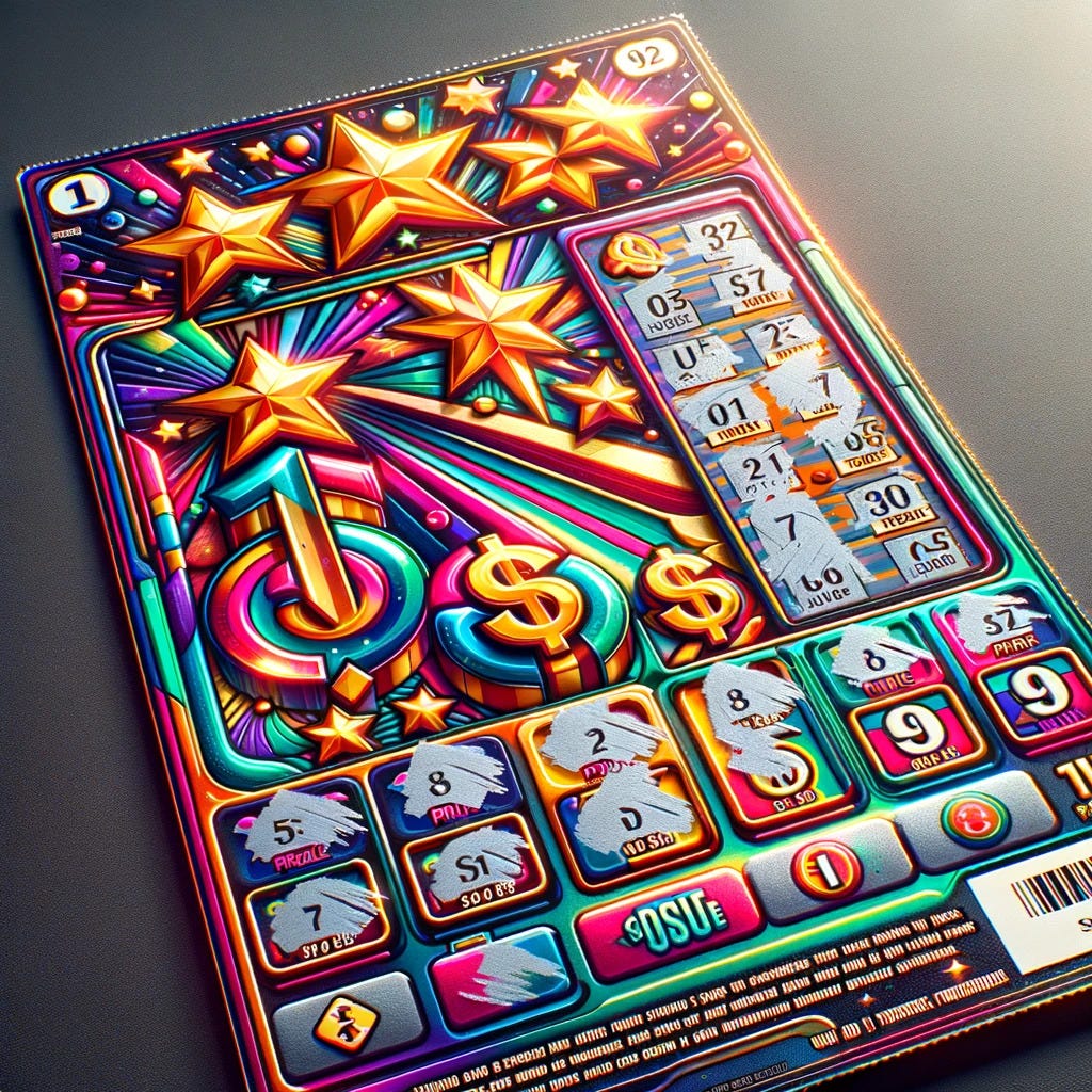 The $10,000 Lottery Scratch-Off: A Tale of Luck Lost… | by Wesley ...