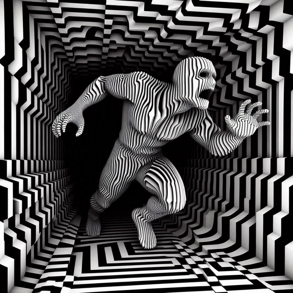 AI-Generated 3D Optical Illusion Art: Mind-Bending Ideas, Depth ...