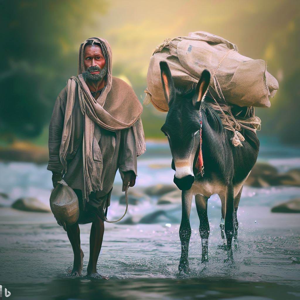 The River of Compassion. A Donkey’s Journey | by Dr. Sachita Ramdin ...