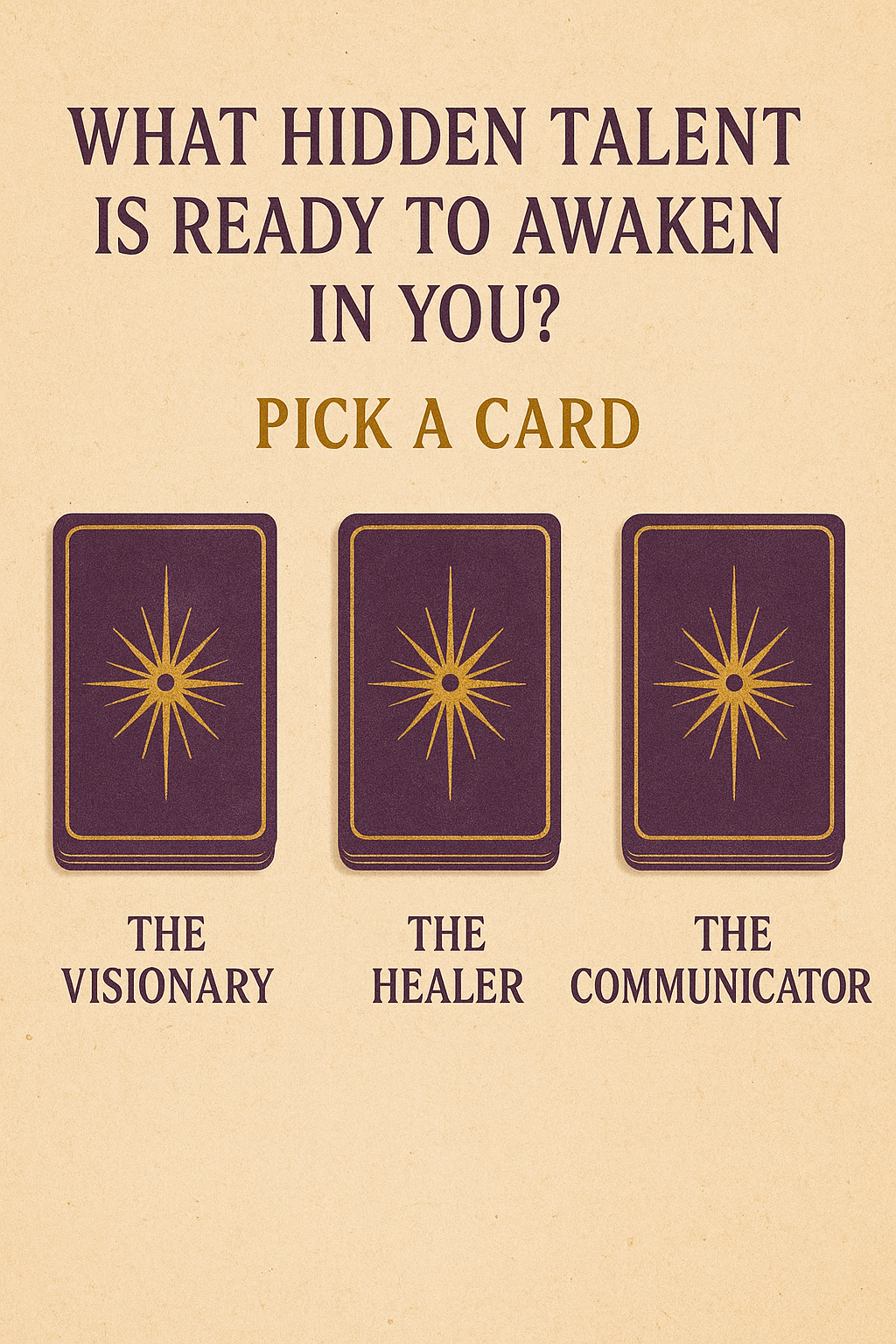 What Hidden Talent is ready to Awaken in you?- Pick a card Tarot ...