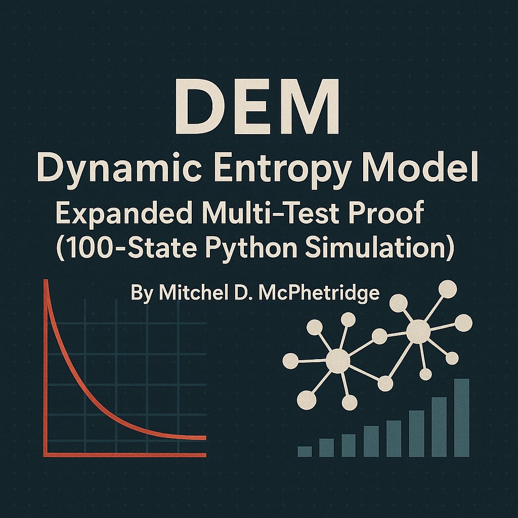Dem Dynamic Entropy Model — Expanded Multi Test Proof 100 State Python Simulation By