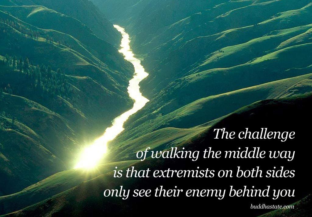 [Conscious Buddhism] The Middle Path — What is right, what is wrong ...