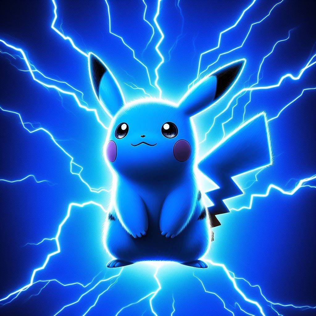 Sparks of Destiny: The Tale of Blue BIKACHU | by Bikachu on Base | Medium